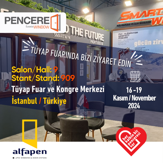 Alfapen | uPVC Pencere ve Kapı Sistemleri - Milyonlarca Hayata Pencere